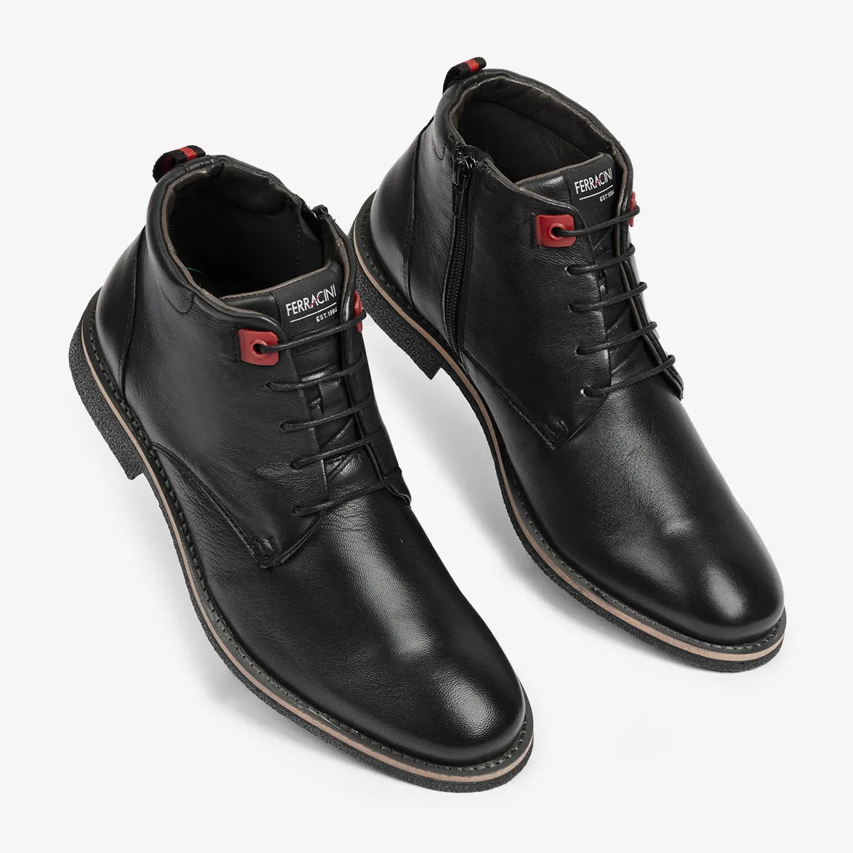 Ferracini Bangkok Men's Leather Boots - Timeless Elegance & Durability ...
